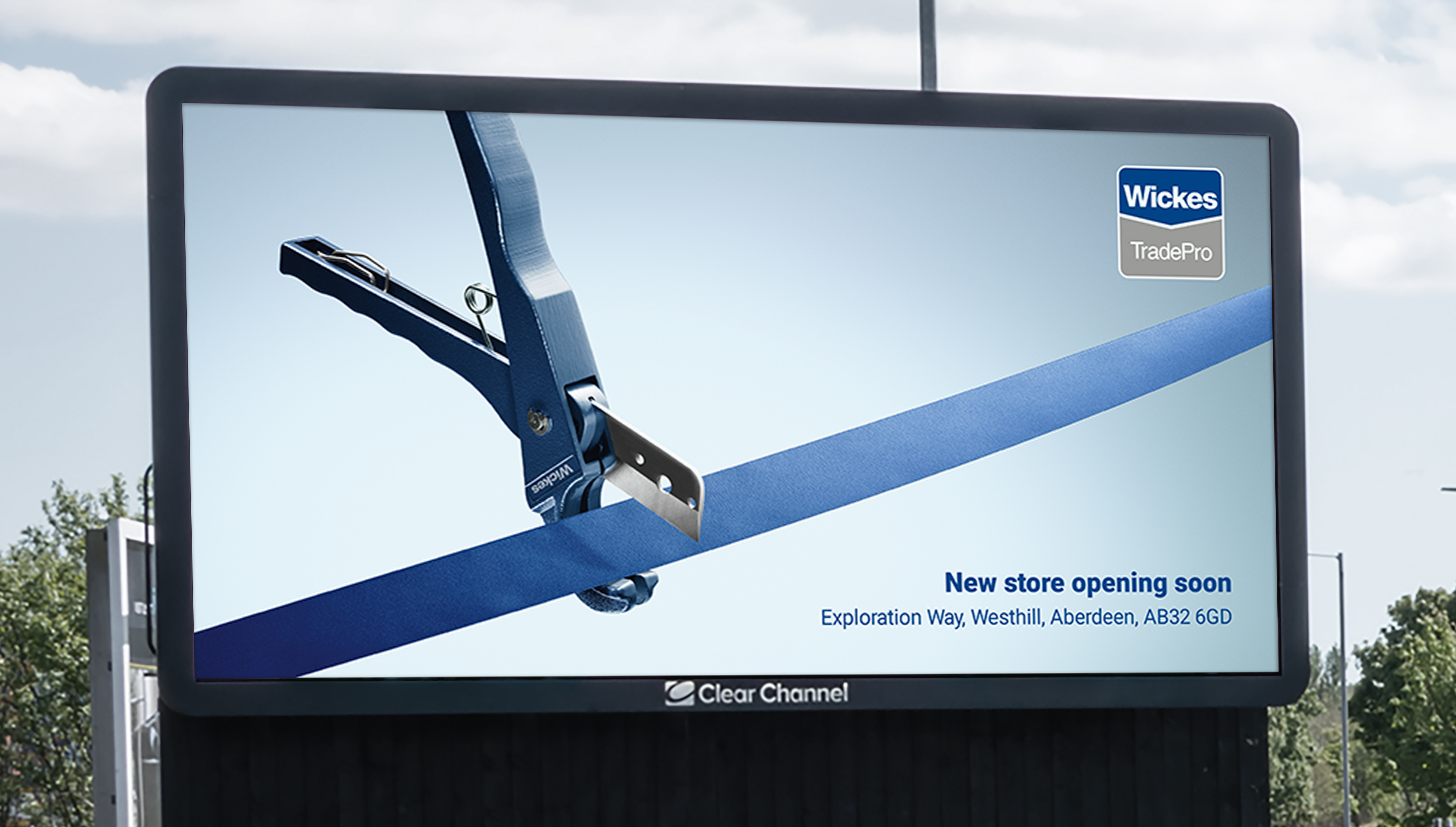 Wickes Celebrates Aberdeen Store Opening with Ribbon-Cutting OOH ...