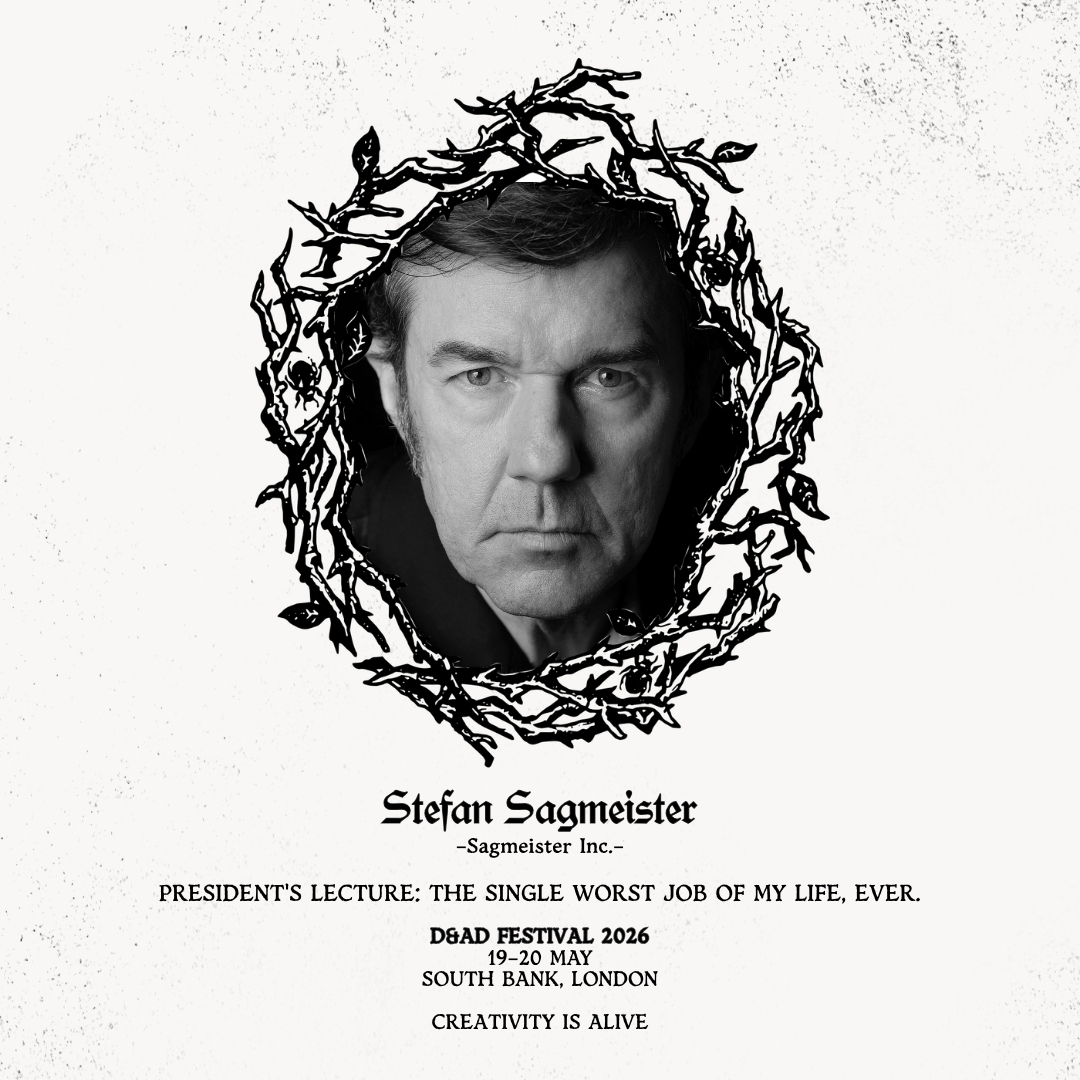 Stefan Sagmeister Headlines D&AD Festival 2026 as Creativity Goes on ...